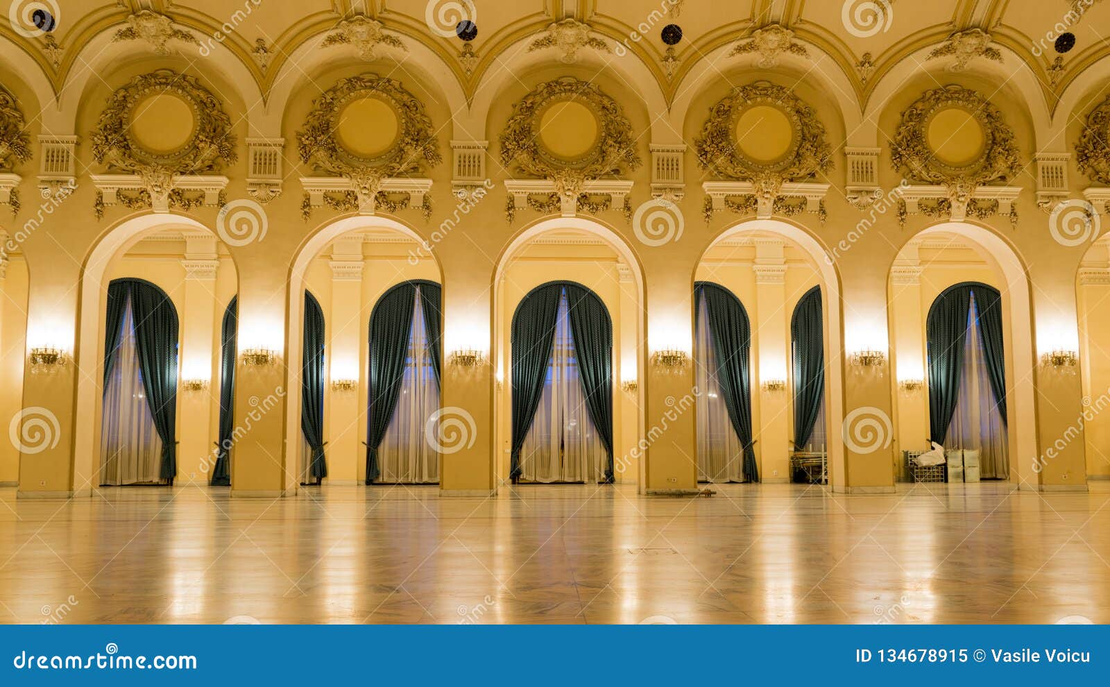 View from Inside a Castle with the Festive Hall Editorial Image - Image ...