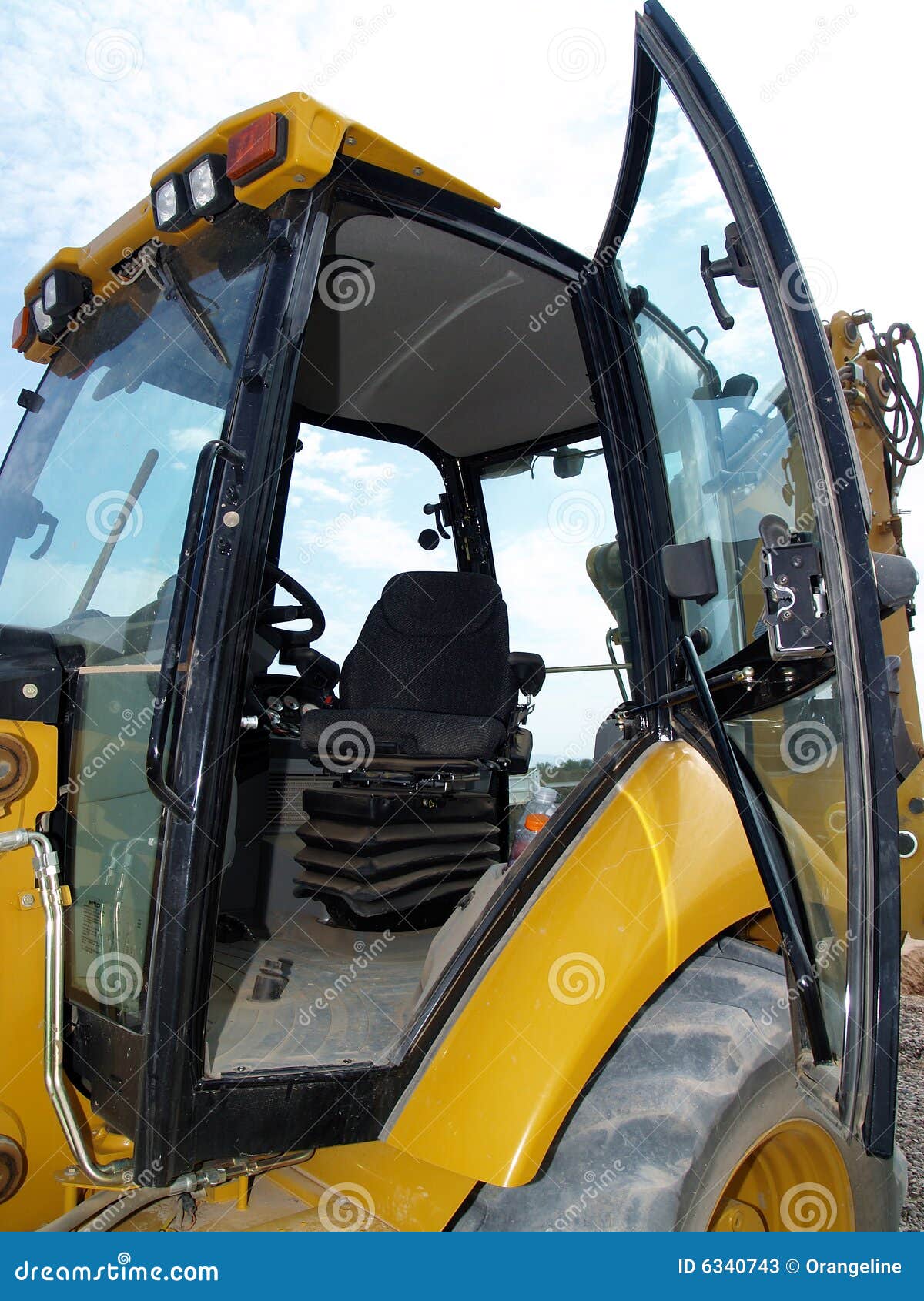View Inside Caterpillar stock image. Image of tools, outside - 6340743