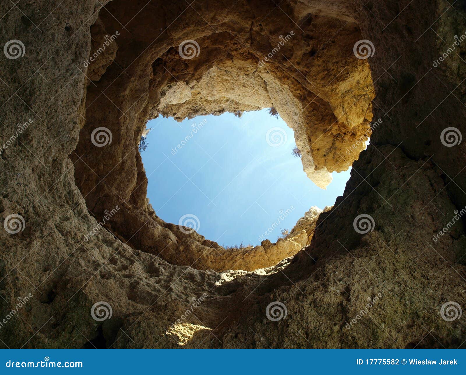 The View from Inside the Cave. Stock Photo - Image of coast, landscape ...