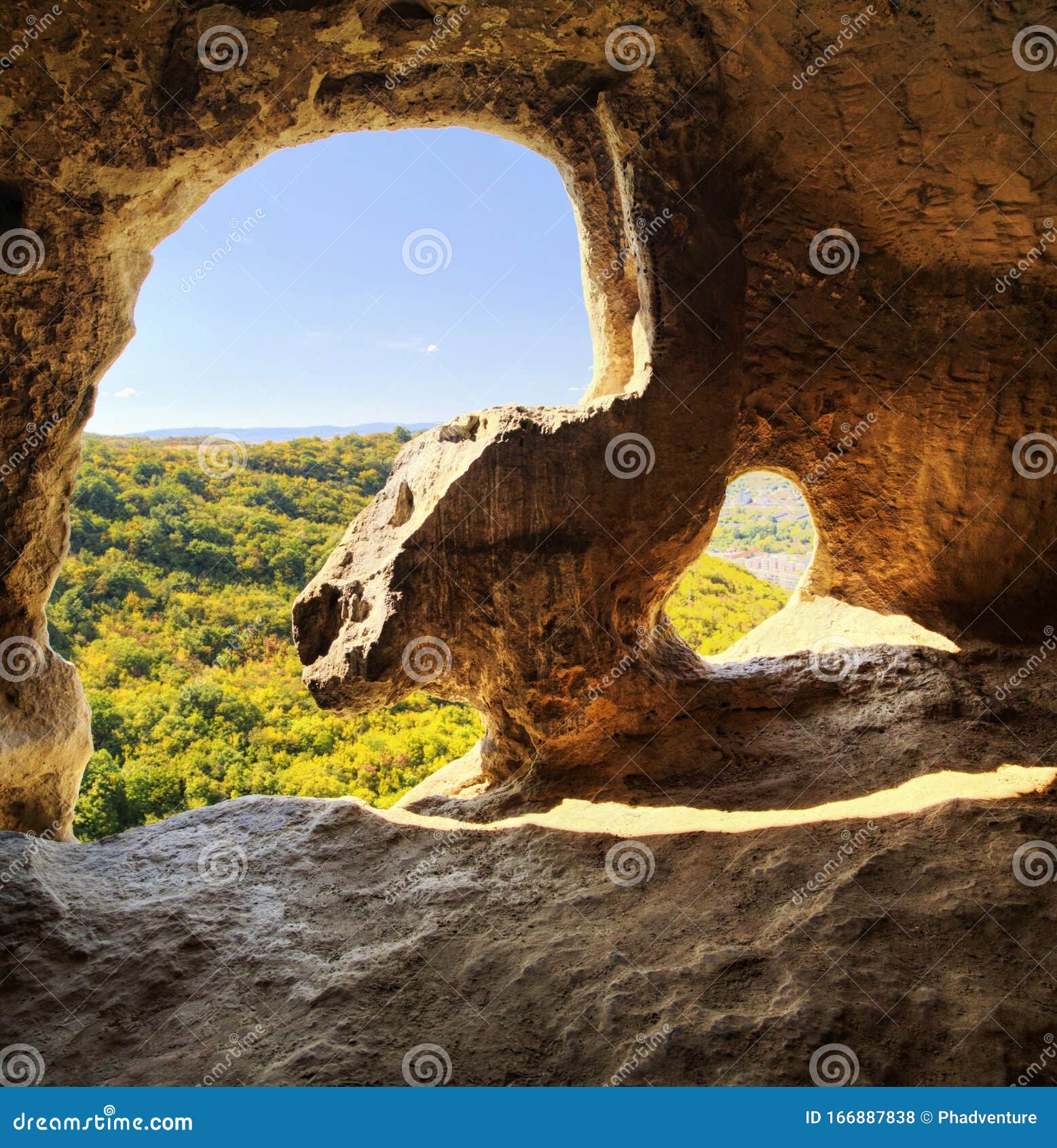 View from Inside of the Cave To the Outside Nature Stock Photo - Image ...