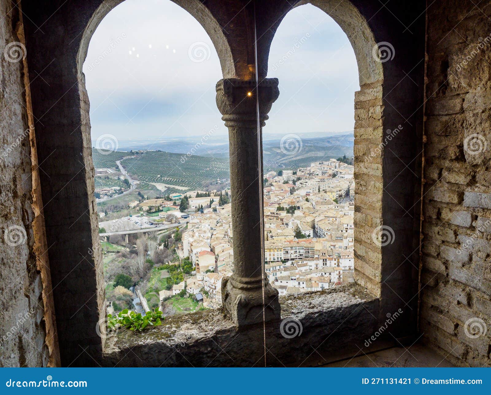 View from Inside Cazorla Yedra Castle, Spain Stock Image - Image of ...