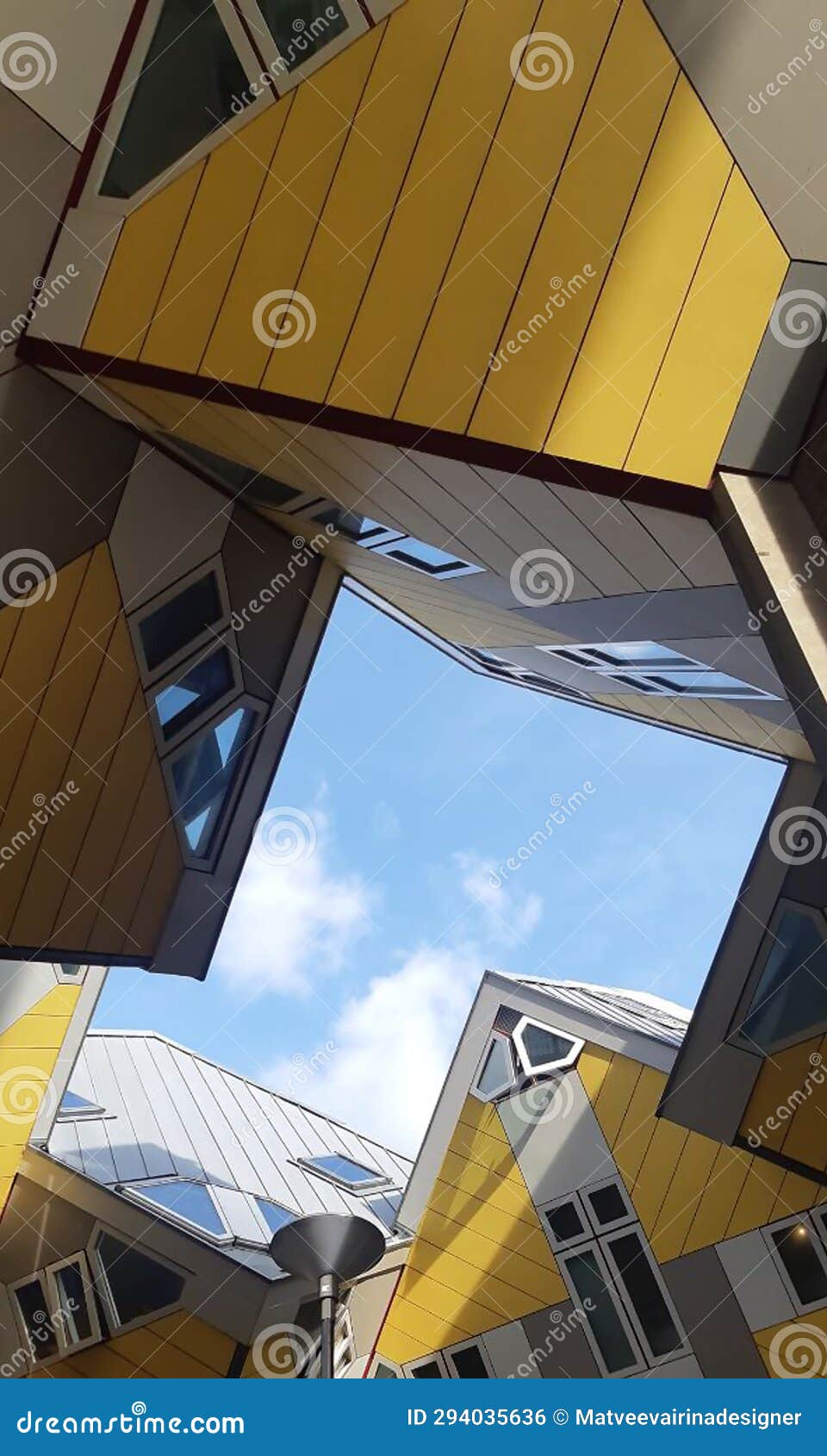 View from Inside the Cube House in Rotterdam, Beautiful Composition and ...