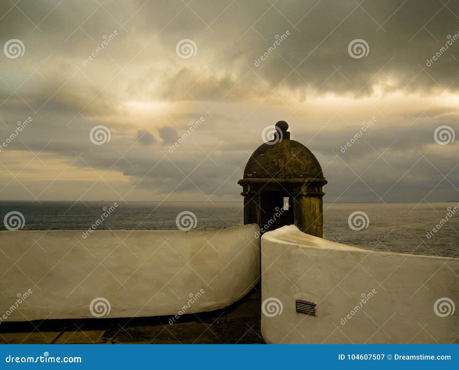 View inside the lighthouse stock image. Image of beach - 104607507