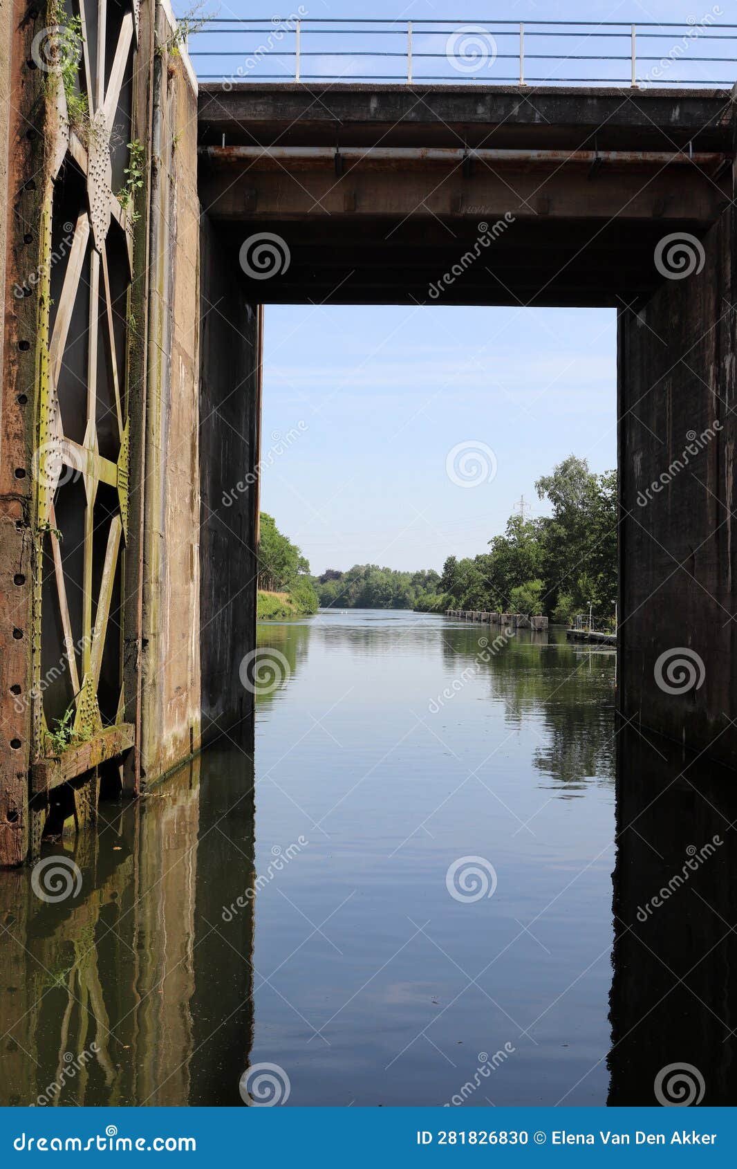 View from inside a lock stock photo. Image of outdoors - 281826830