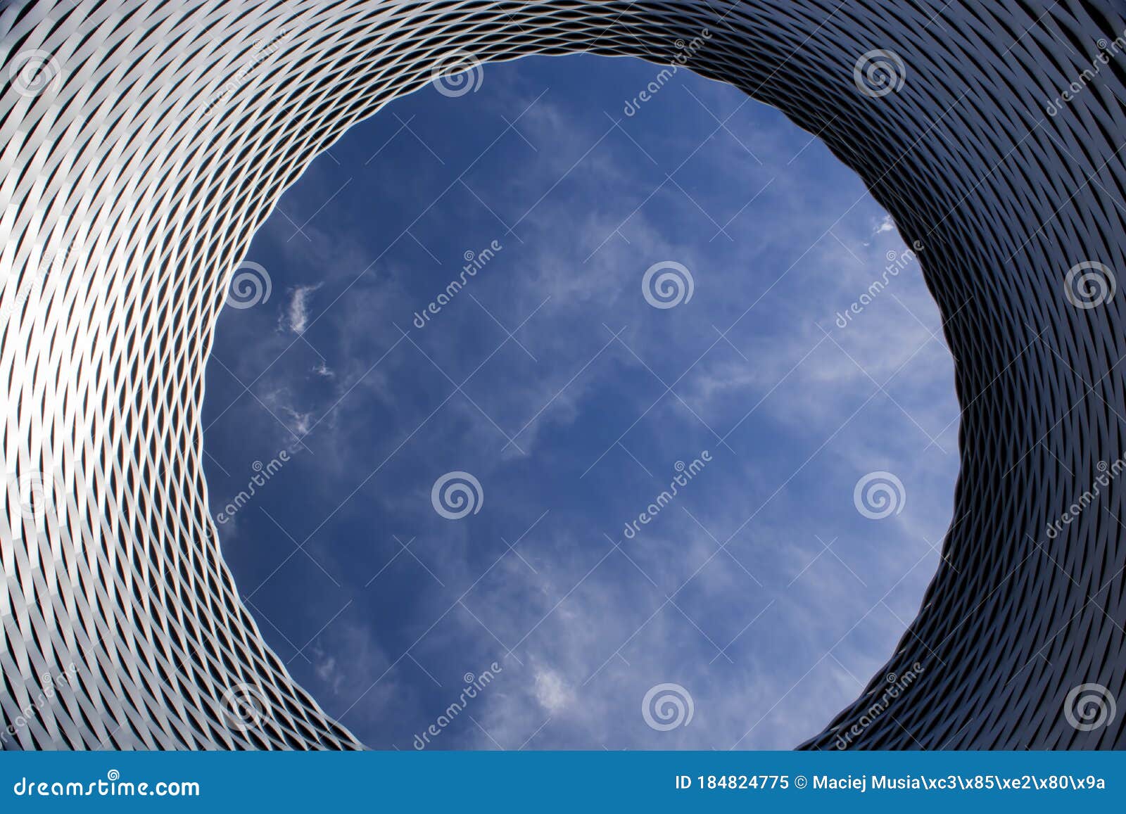 A View from Inside of a Modern Building Stock Image - Image of ...