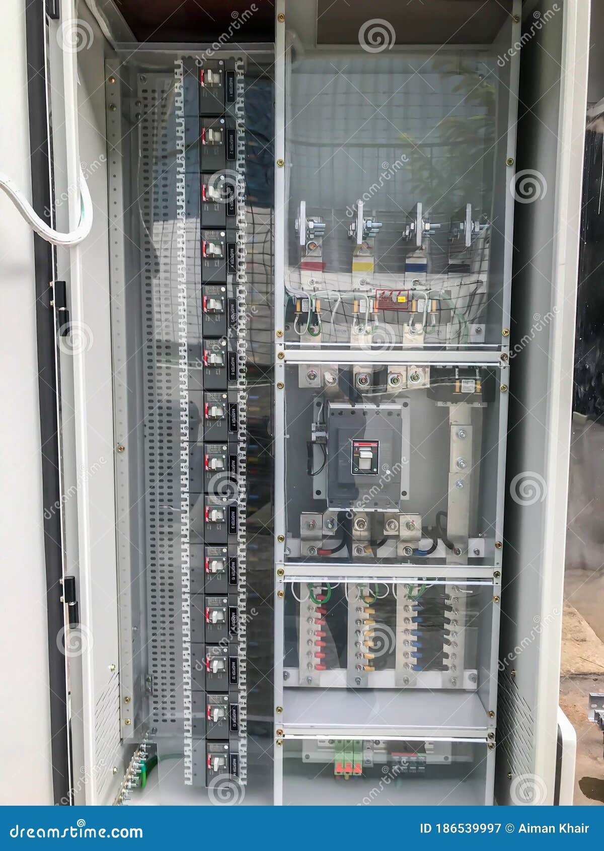 The View Inside of the MSB Panel Cabinet. it is an Intermediate ...