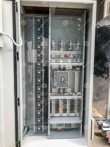The View Inside of the MSB Panel Cabinet. it is an Intermediate ...