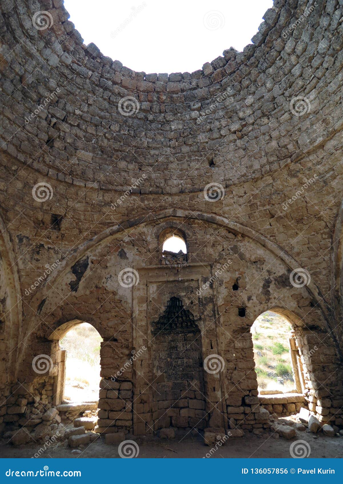 View Inside an Old Religious Building Stock Photo - Image of drought ...