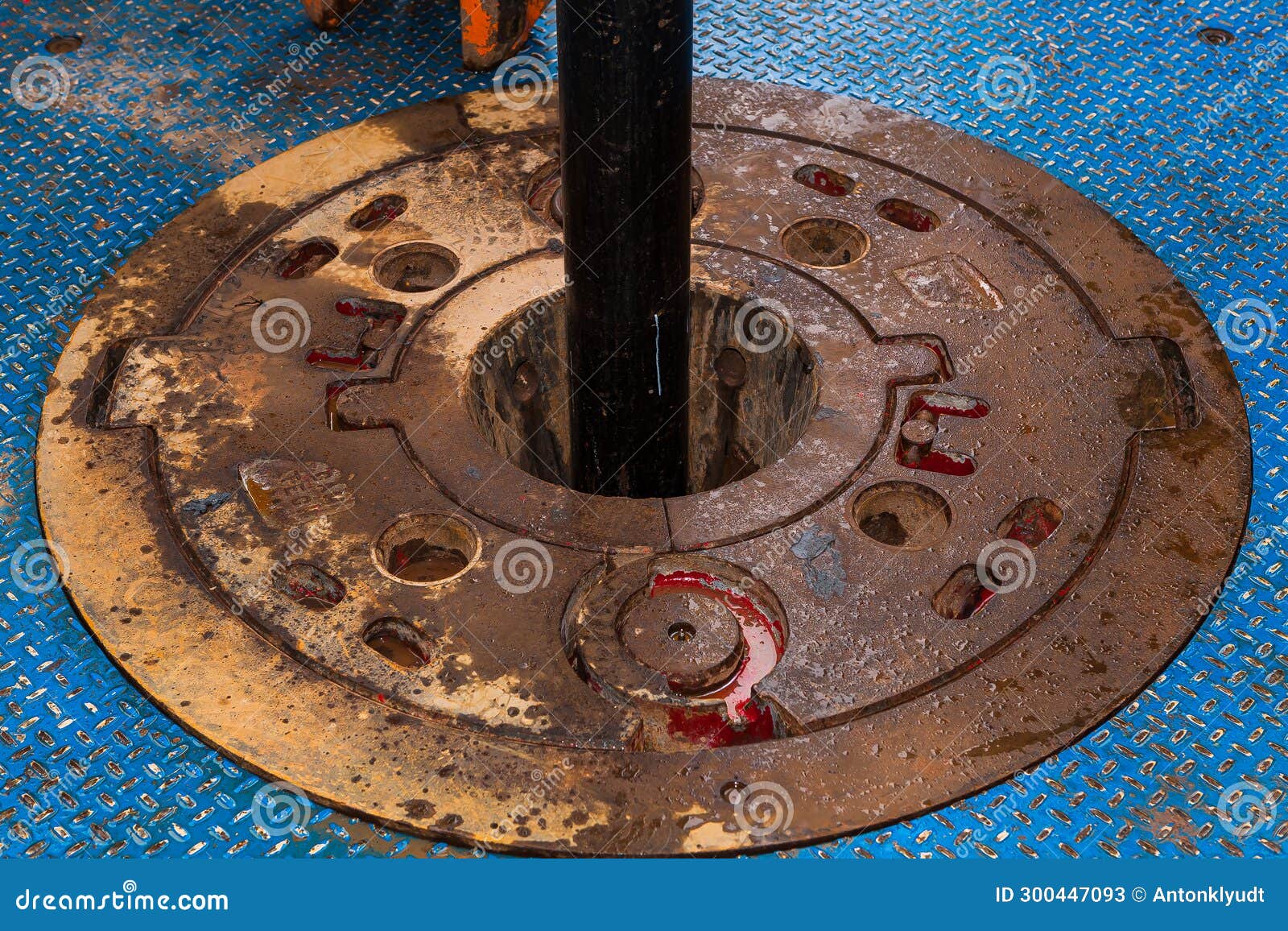 View Inside the Onshore Drilling Platform Stock Image - Image of ...