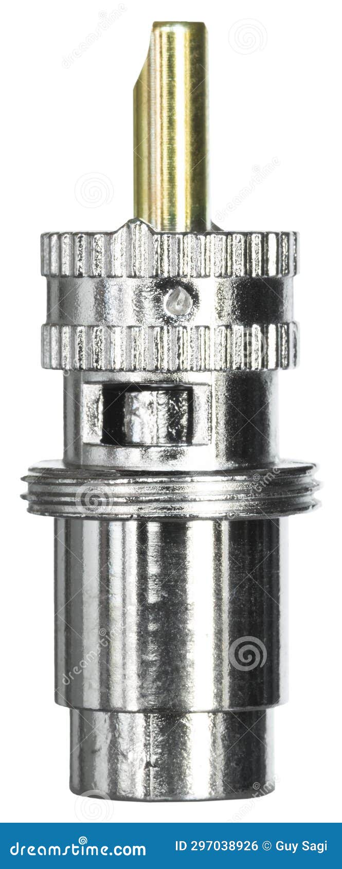 View Inside a PL-259 Coax Connector Stock Photo - Image of coaxial ...