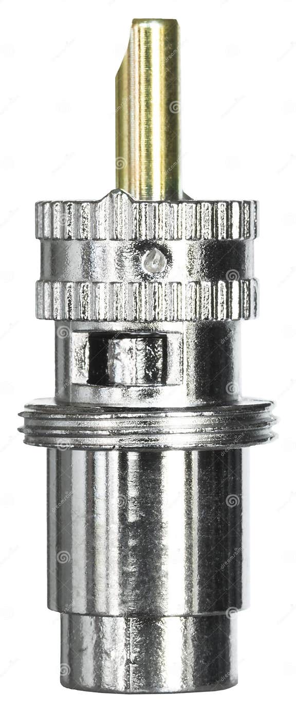 View Inside a PL-259 Coax Connector Stock Photo - Image of coaxial ...