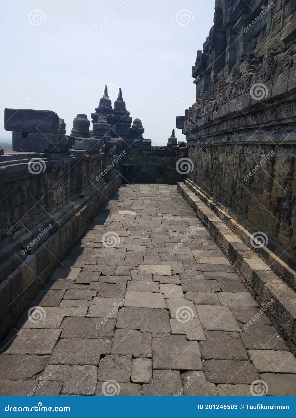 The View Inside Prambanan Temple Stock Image - Image of castle, temple ...