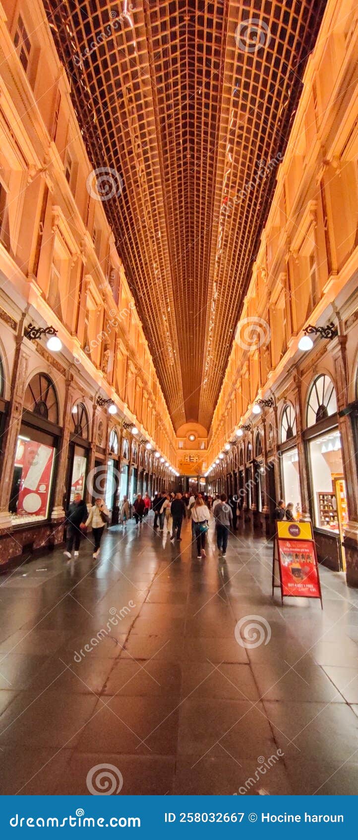 Royal Galleries in Brussels Editorial Photography - Image of arcade ...