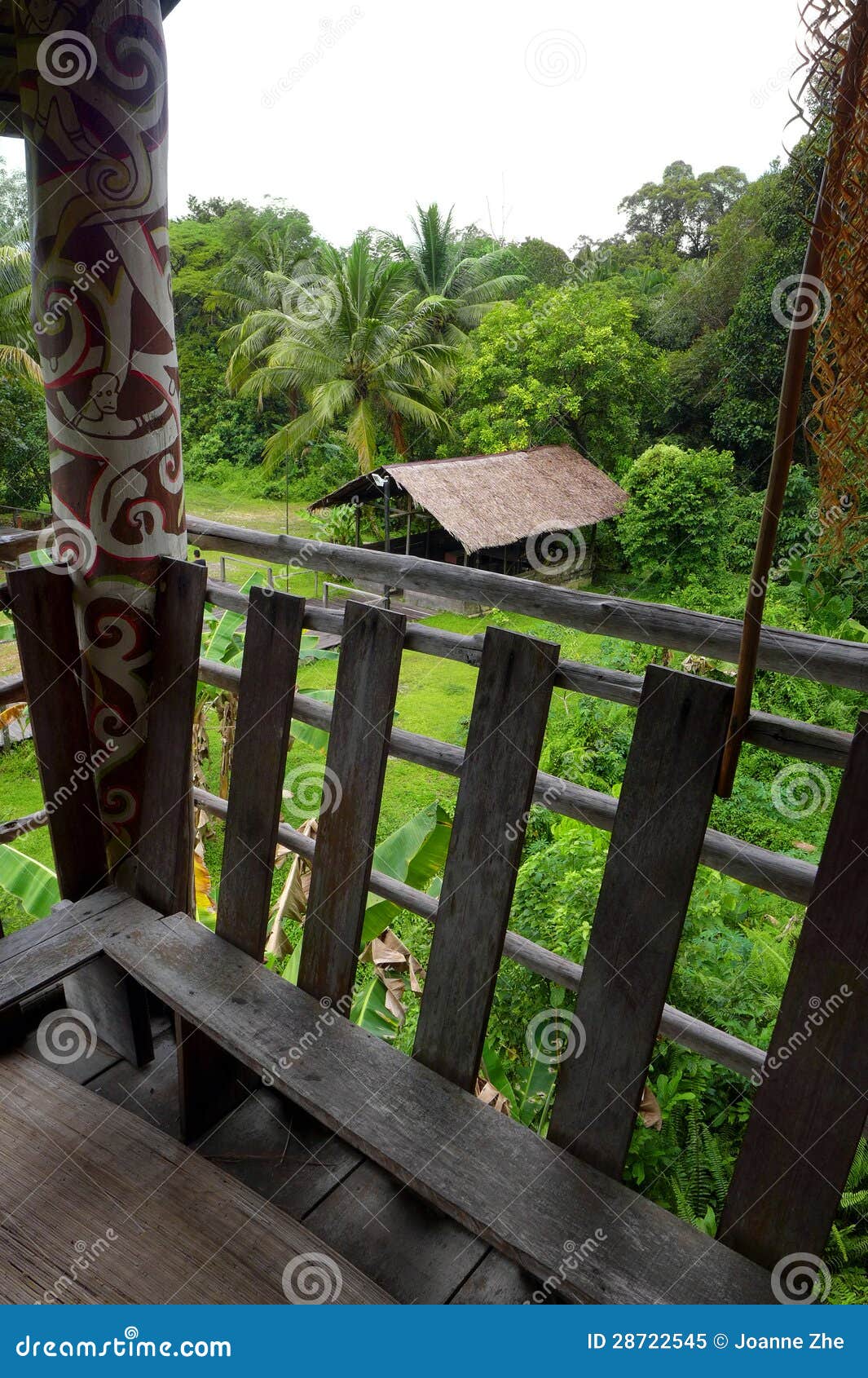 Tribal Longhouse Architecture Royalty-Free Stock Photography ...