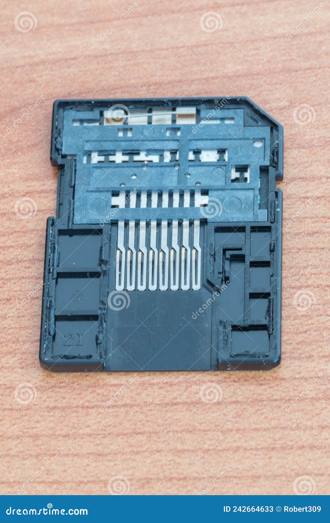 View Inside SD Card Adapter for MicroSD Card. MicroSD Cards is ...