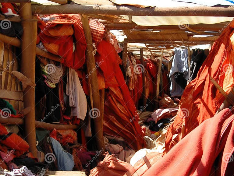 A View Inside a Squalid Room Devoid of Furniture and Basic Amenities ...