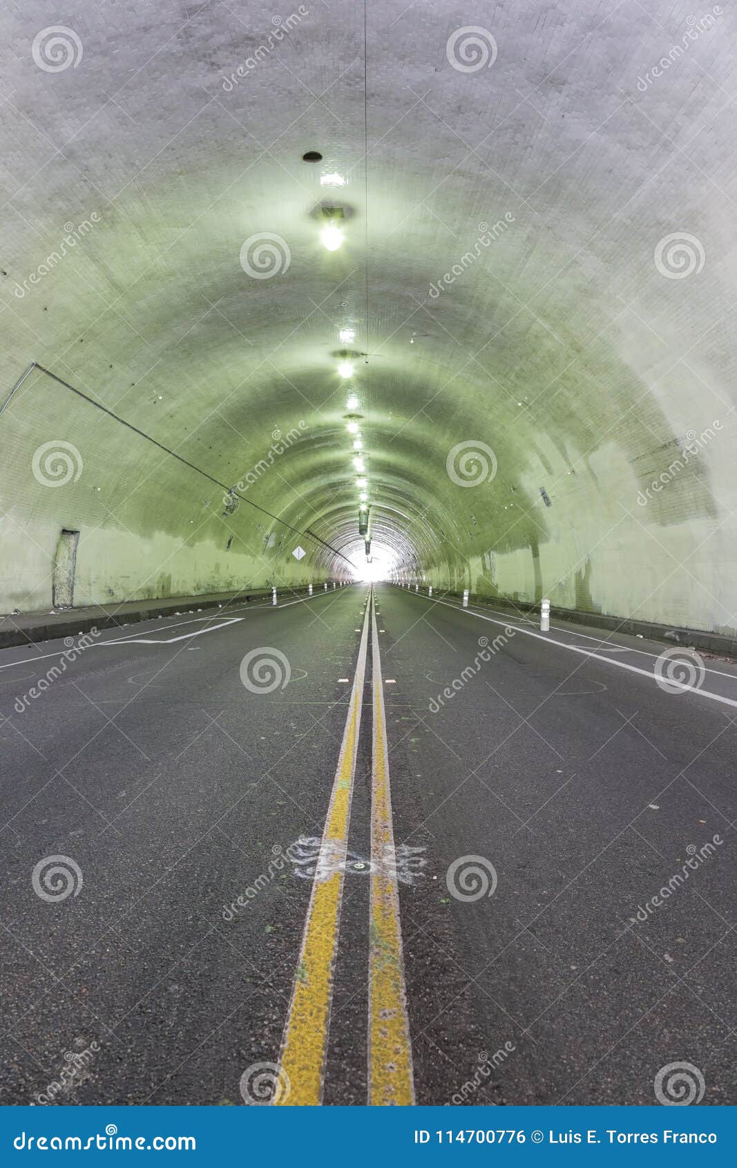 Inside the Tunnel stock photo. Image of blue, long, clouds - 114700776