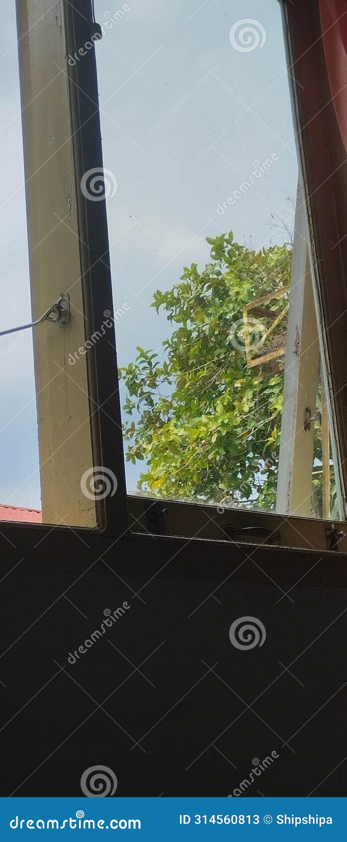 View from Inside the Window Stock Image - Image of inside, classroom ...