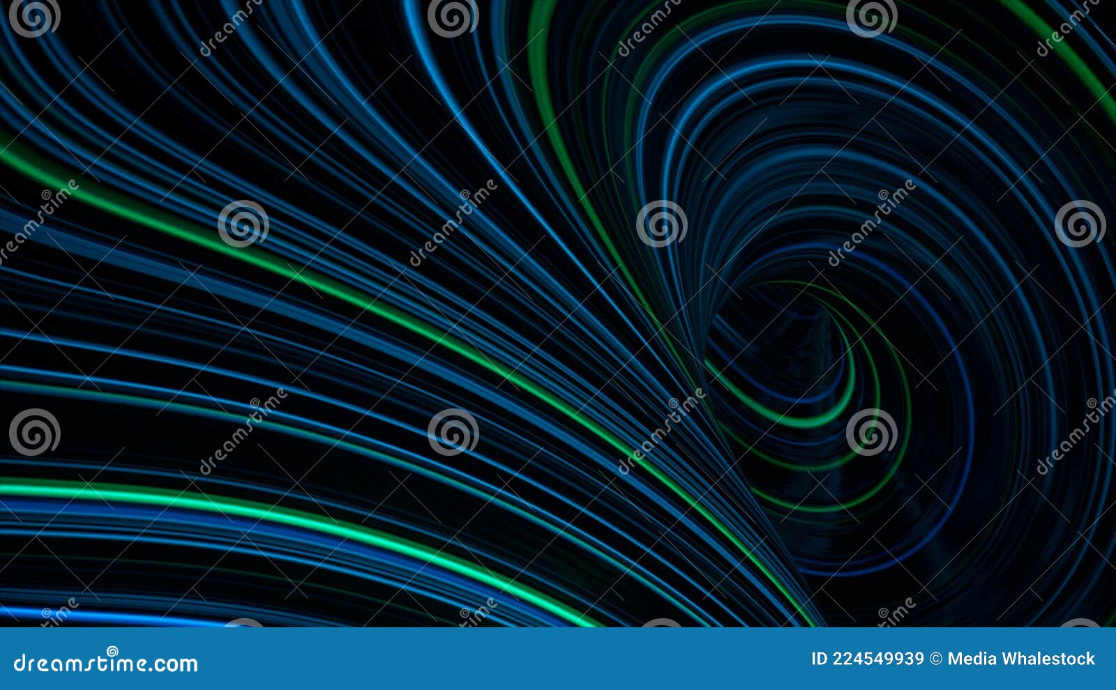 View Inside Of A Wormhole In Outer Space, Dynamic Cosmic Background ...