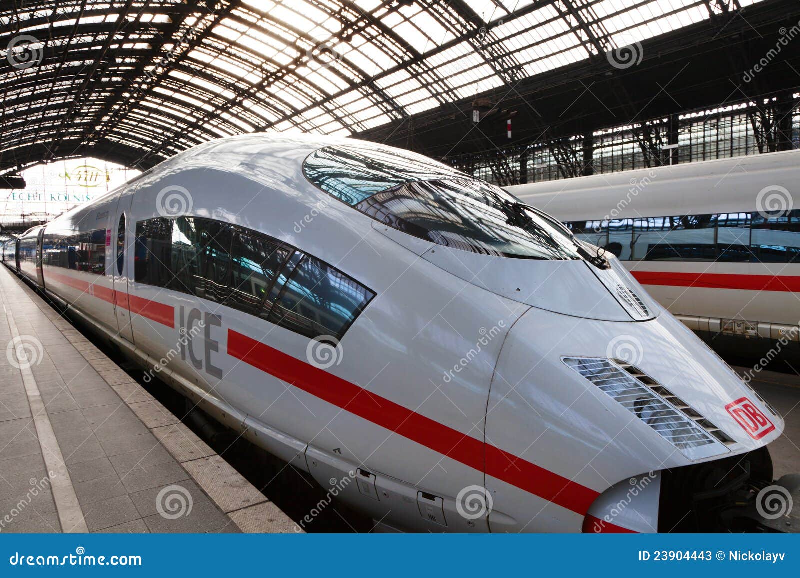View of the Intercity Express Train Editorial Stock Photo - Image of ...