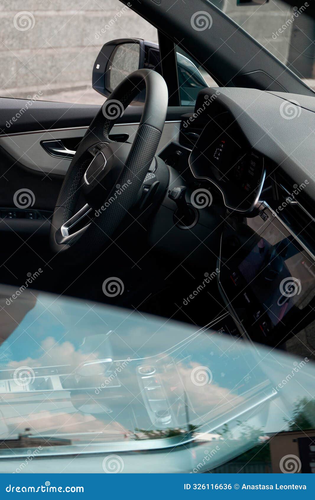 View of the interior car stock photo. Image of transportation - 326116636