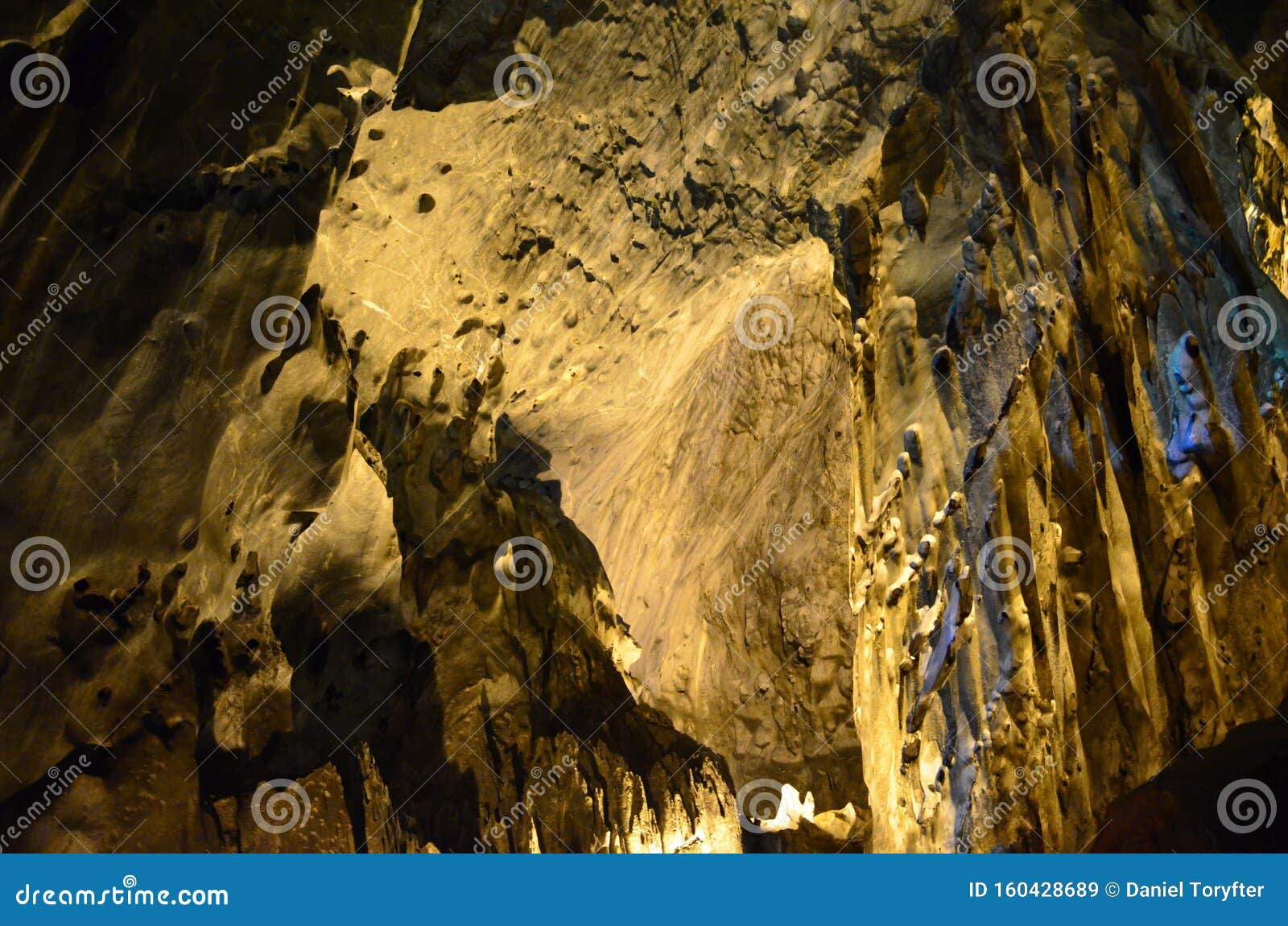 The Interior Of The Cave With Natural Decorations. Resava Cave, Serbia ...