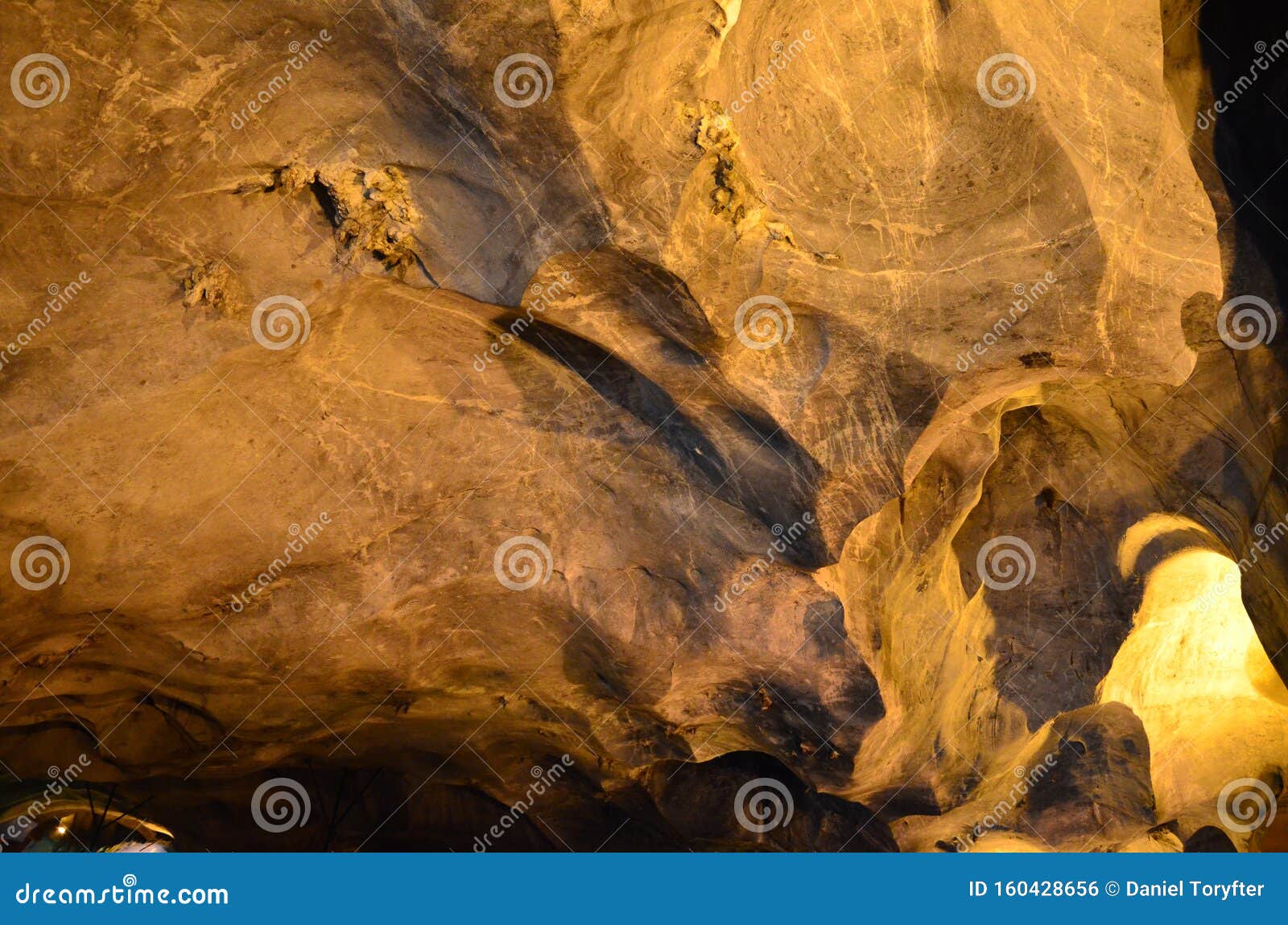 The Interior Of The Cave With Natural Decorations. Resava Cave, Serbia ...
