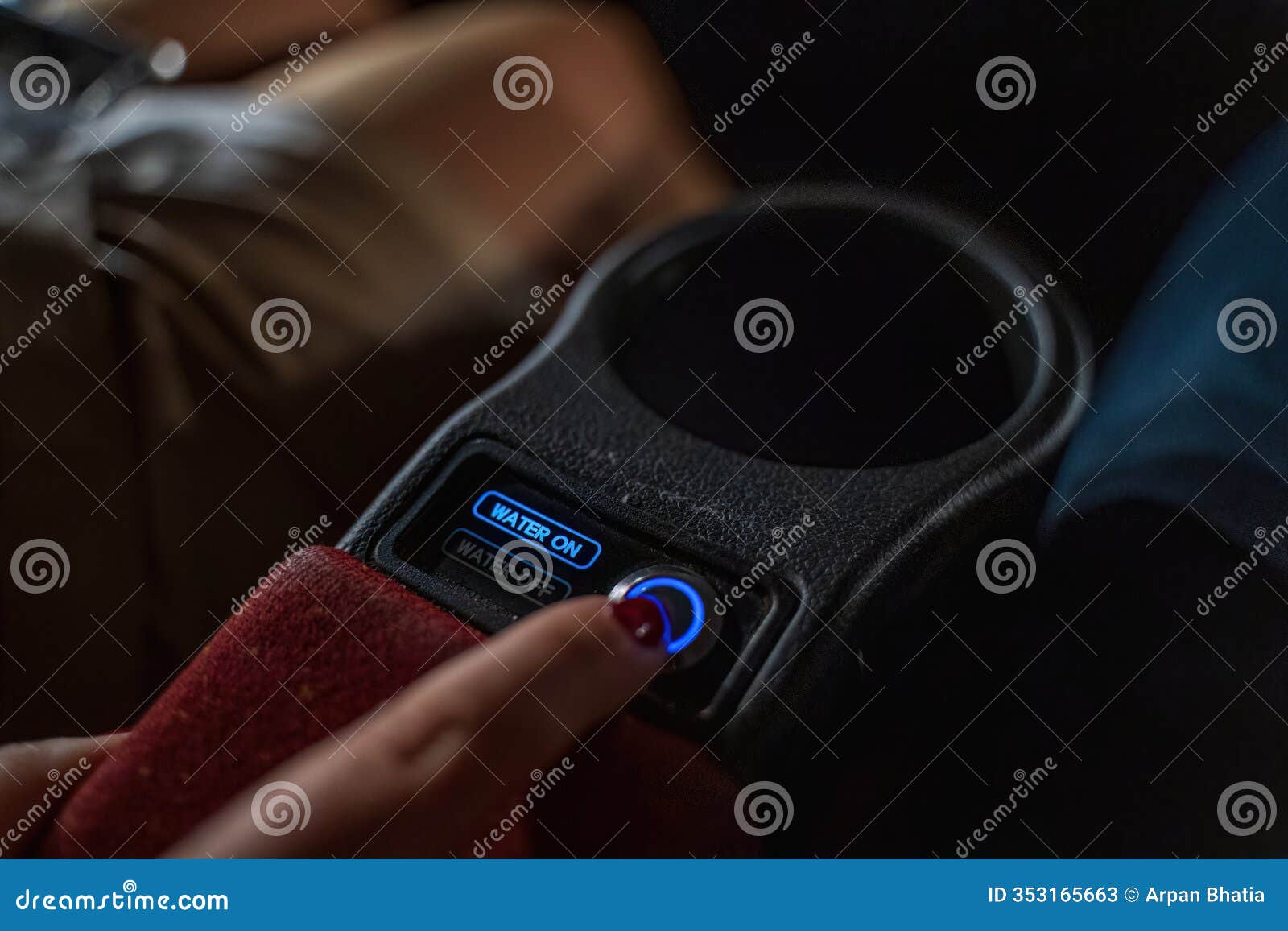 A View of the Interior of a 4D Cinema, Showcasing Rows of Plush Seats ...