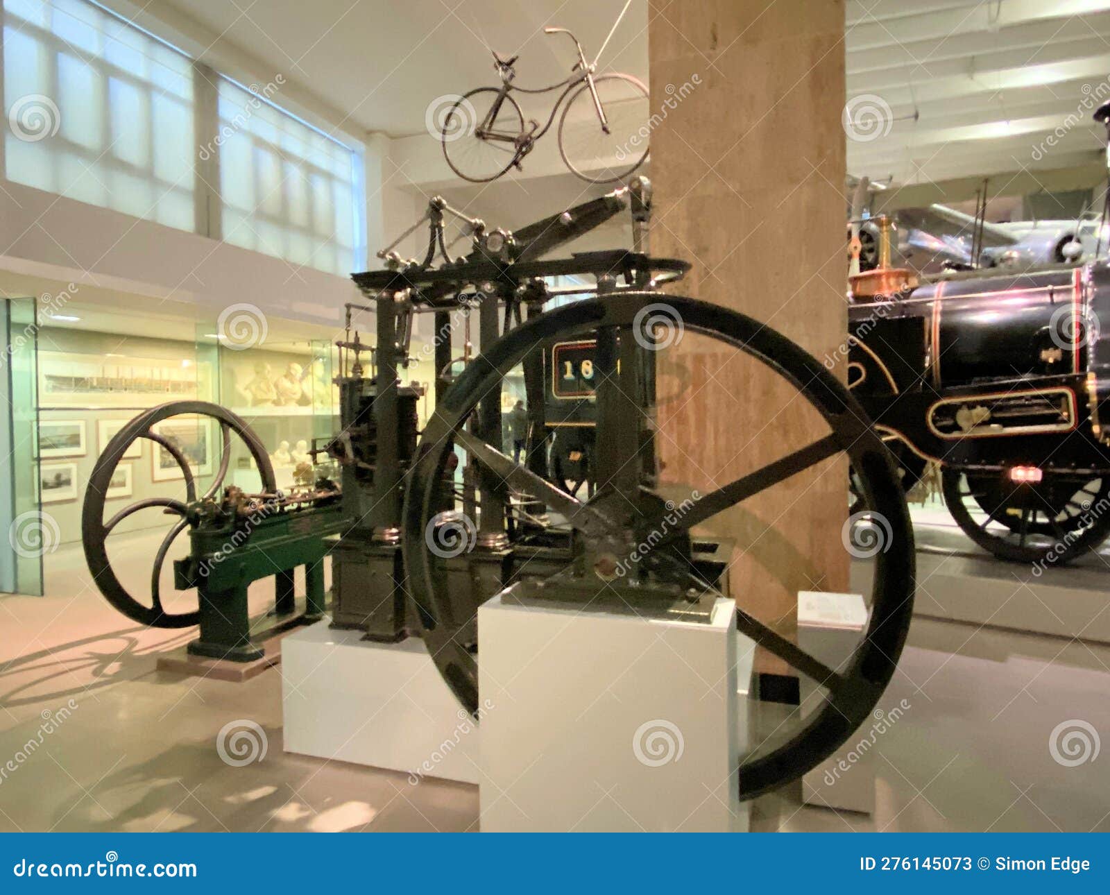 A View of the Interior of the Science Museum in London Editorial Stock ...