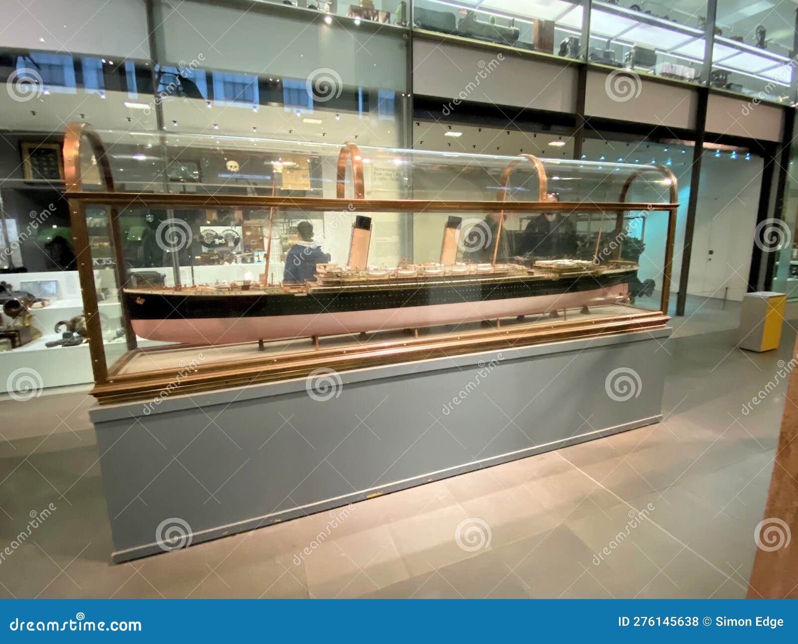 A View of the Interior of the Science Museum in London Editorial Stock ...