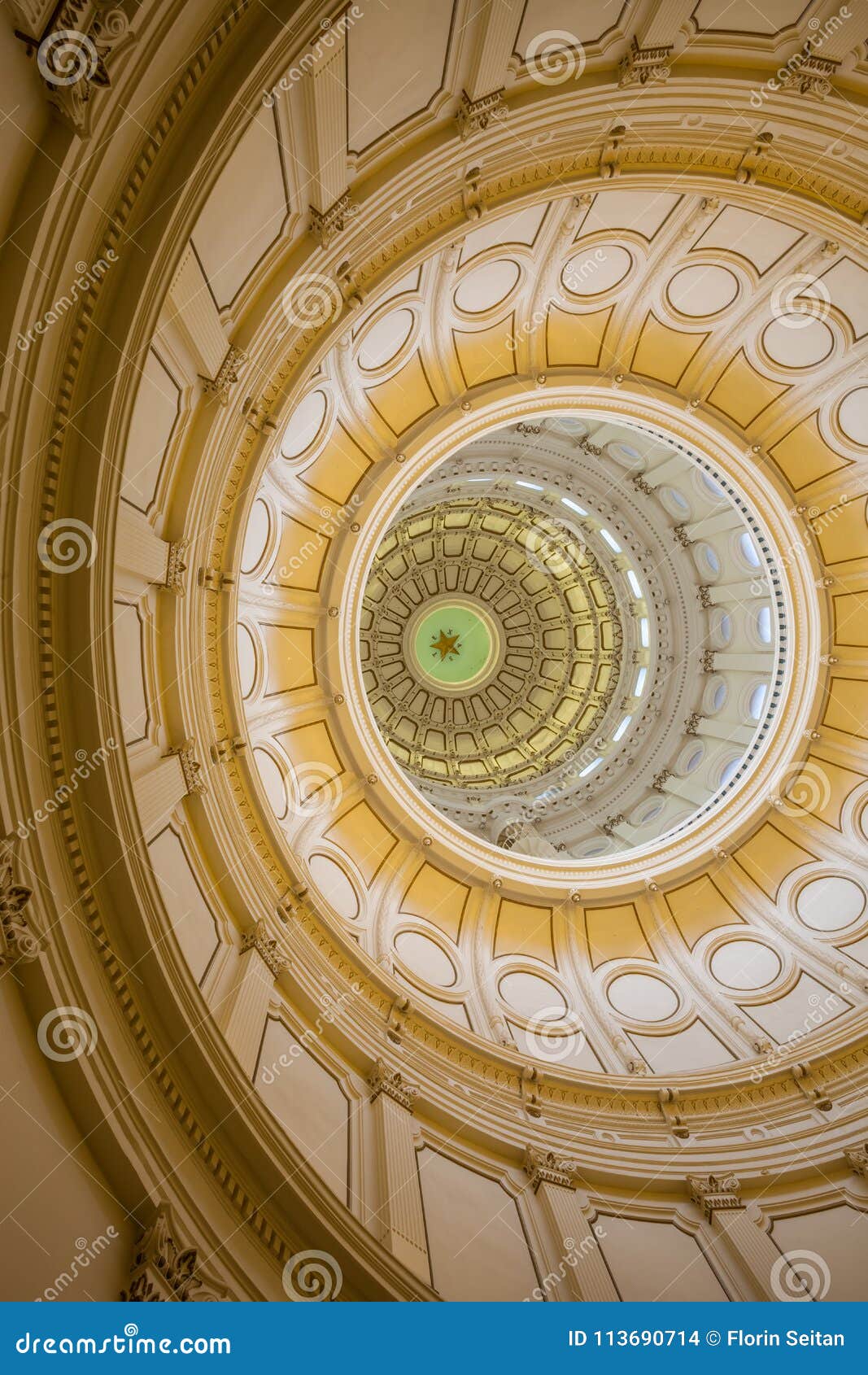 View of the Interior of the Texas State Capitol Located in Downtown ...