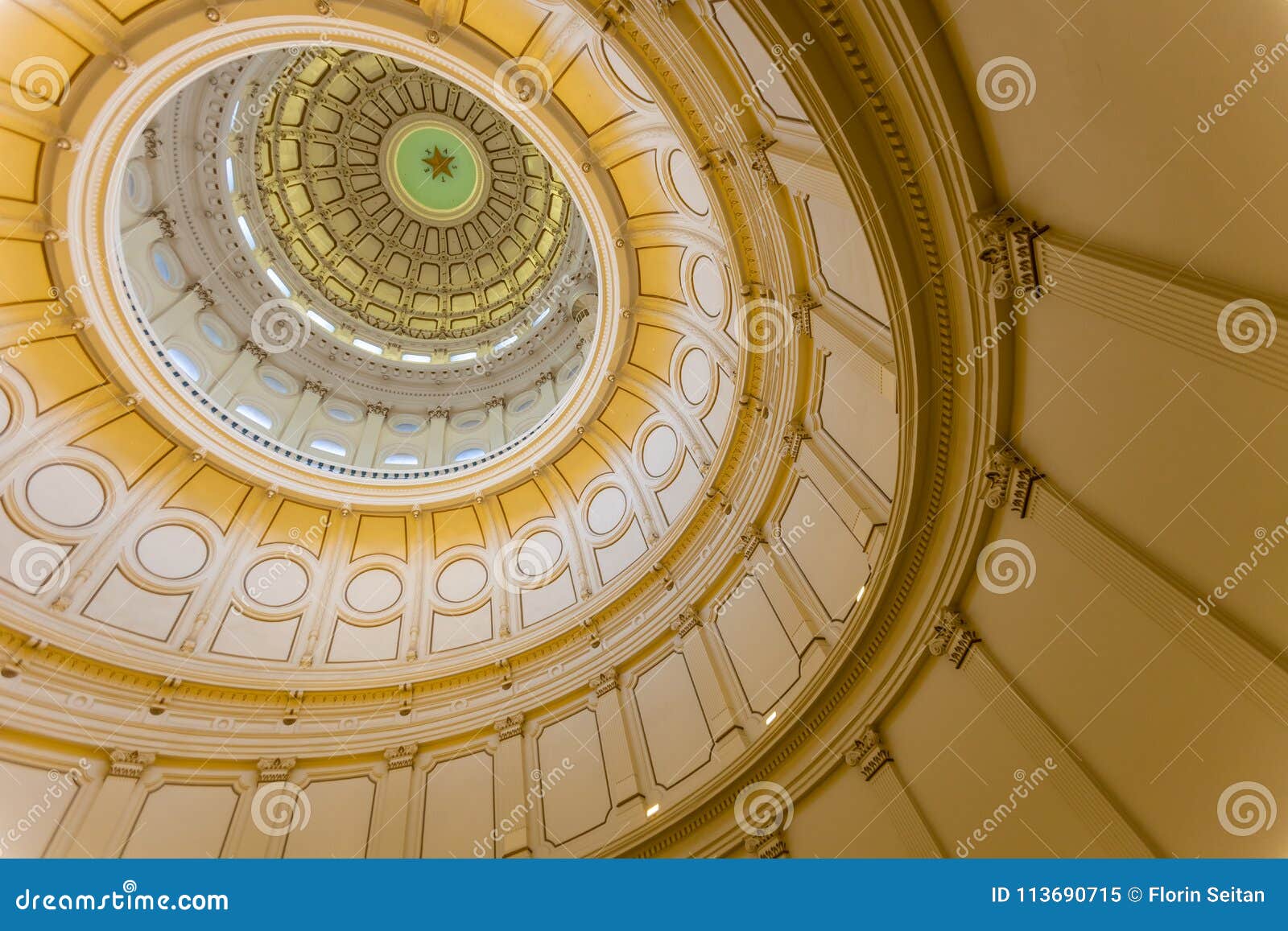 View of the Interior of the Texas State Capitol Located in Downtown ...