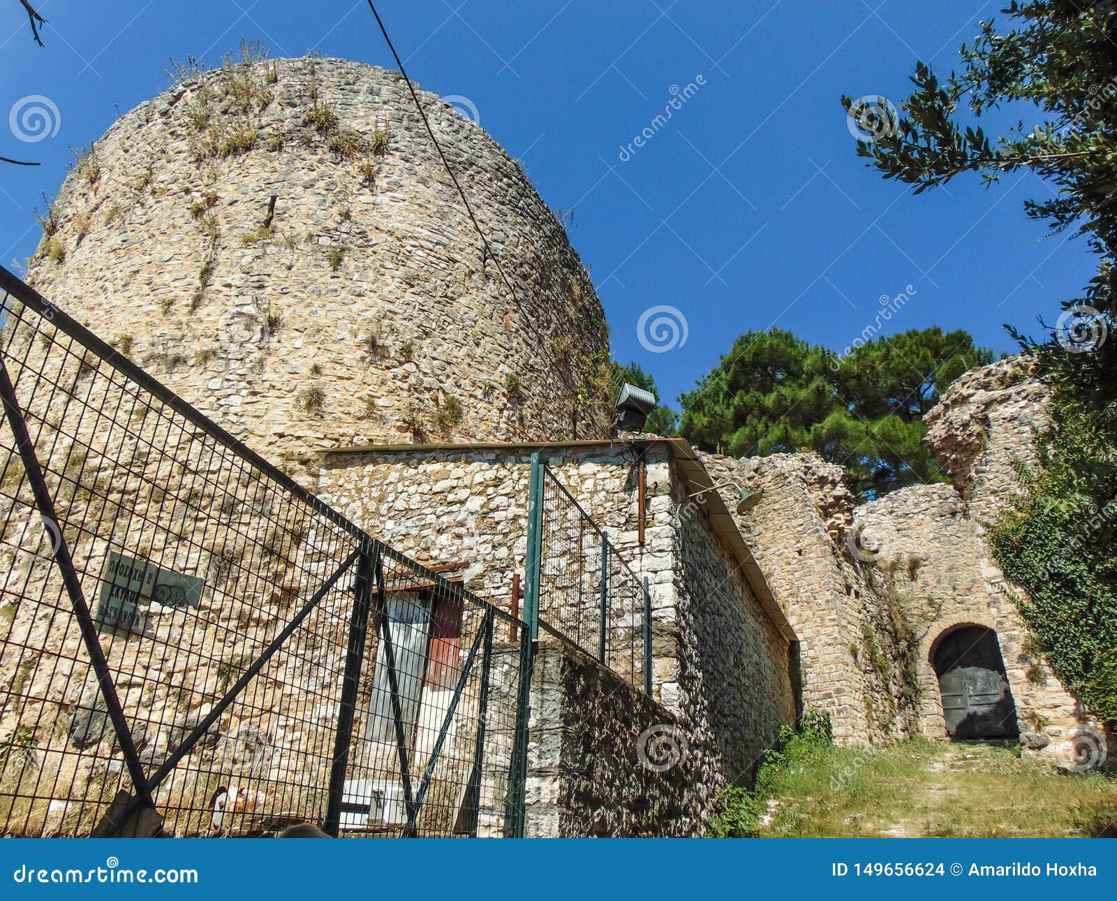 View of Ioannina Castle stock photo. Image of destination - 149656624