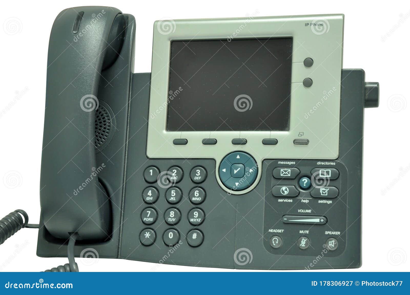 The view of IP Phone stock image. Image of internet - 178306927