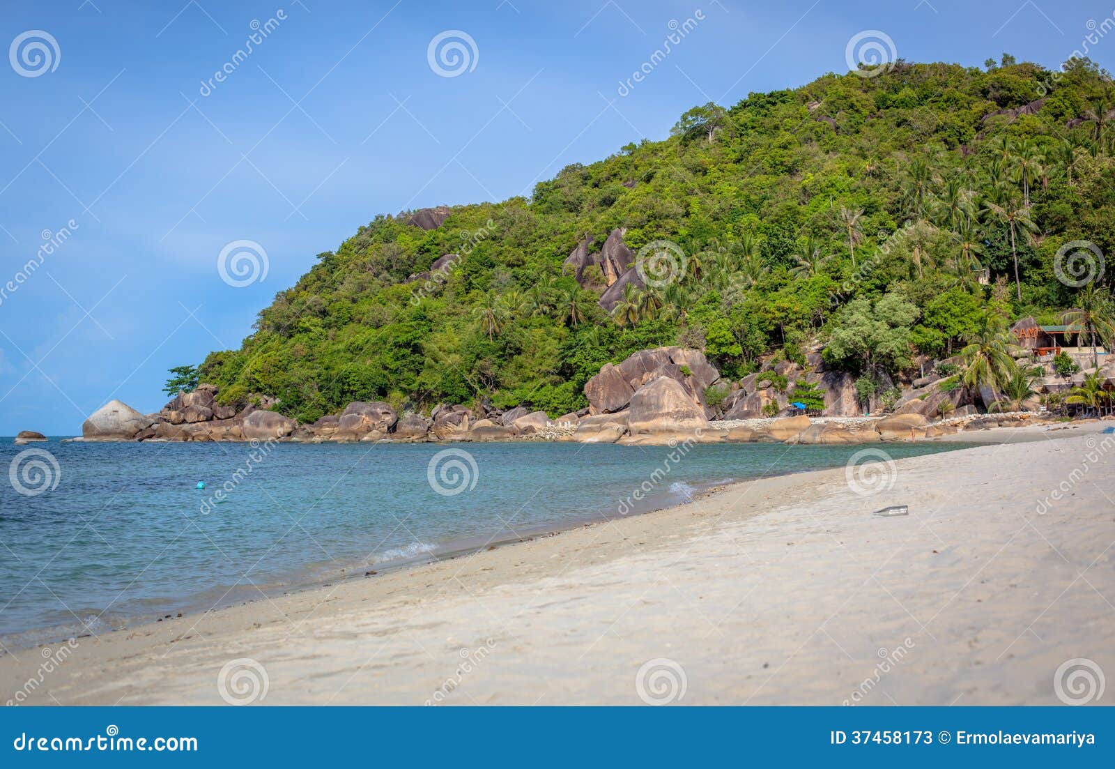 View of the Island from the Viewing Point Stock Image - Image of ...
