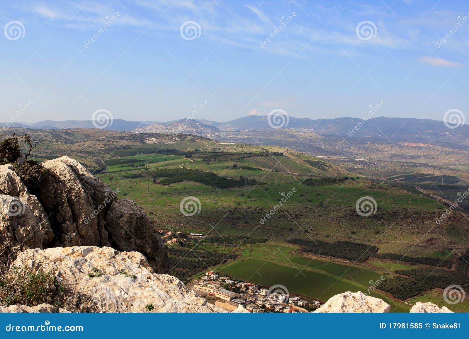 View of Israel stock image. Image of fields, middle, landscape - 17981585