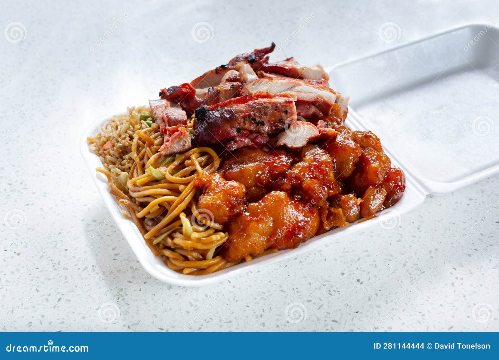 Chinese Fast Food 2-item Combo Stock Photo - Image of fast, fried ...
