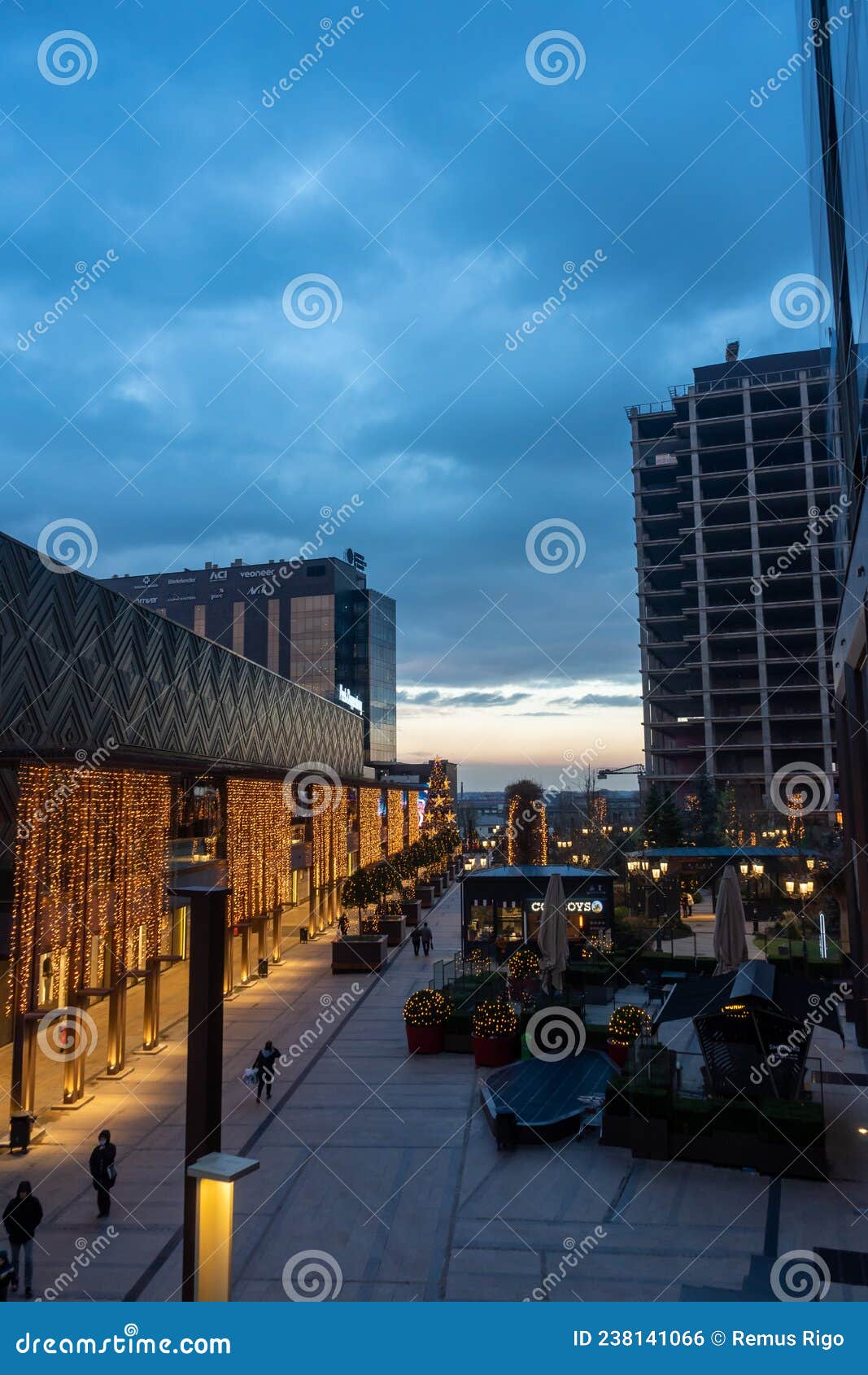 A view of the Iulius Mall editorial photo. Image of famous - 238141066