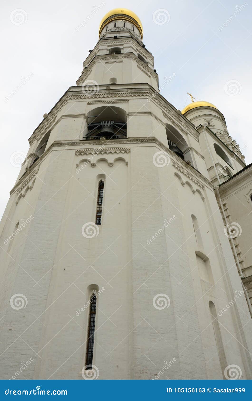 Ivan the Great Bell Tower - Inside the Moscow Kremlin Stock Image ...
