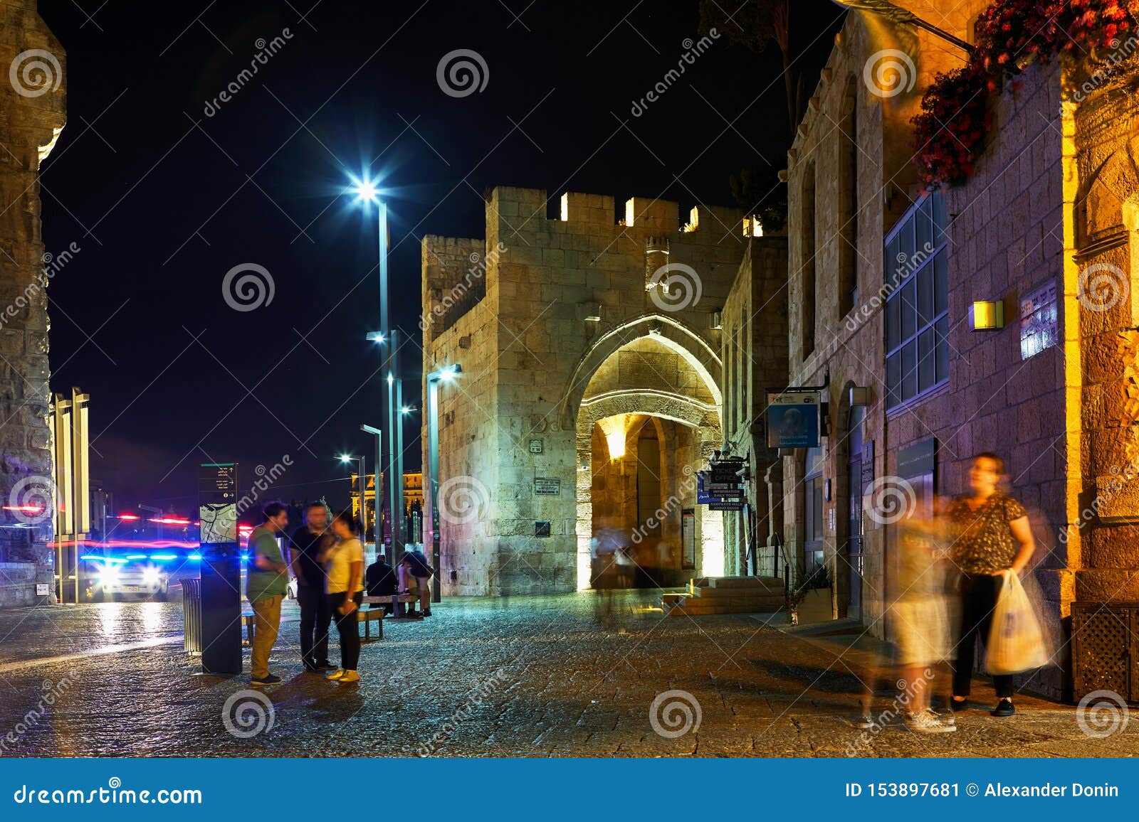 View of the Jaffa Gate in Jerusalem Editorial Photo - Image of gate ...
