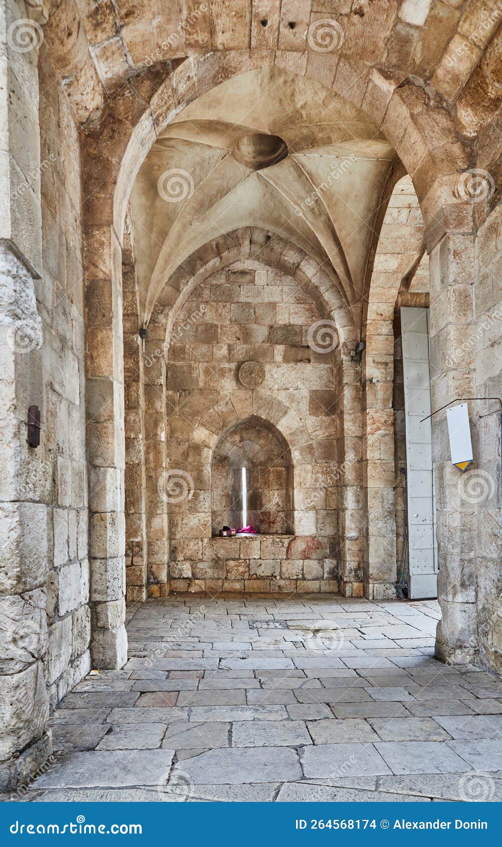 View of the Jaffa Gate in Jerusalem. the Old Gate Has the Shape of a ...