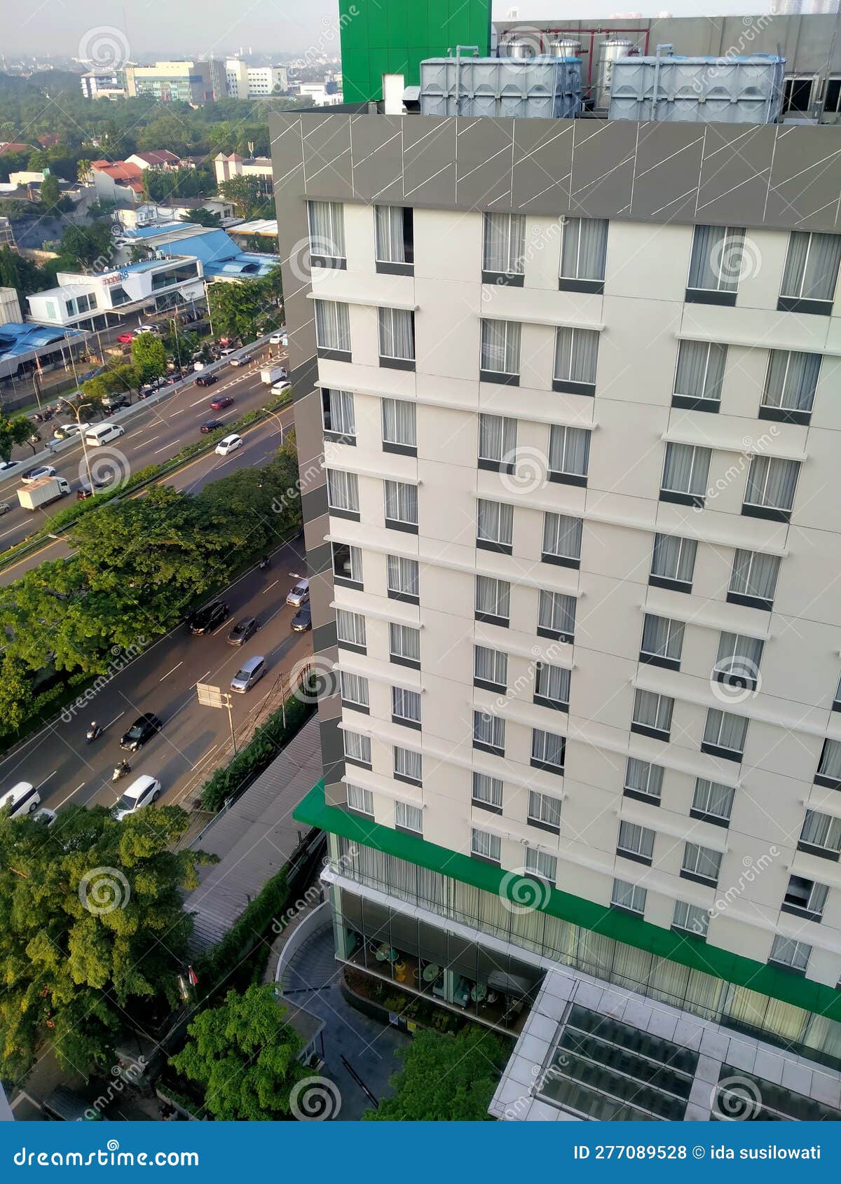 View of Jakarta Buildings in the Morning Editorial Stock Photo - Image ...