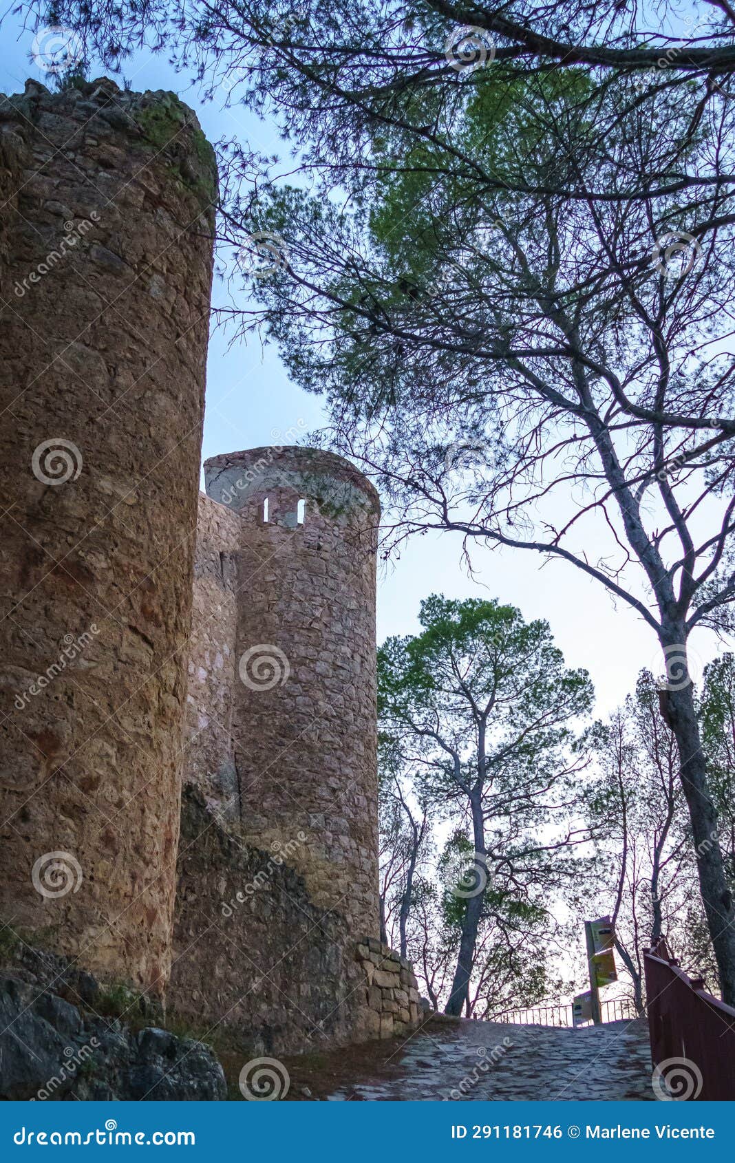 View of Jalance Castle. Valencia Stock Photo - Image of community, trip ...