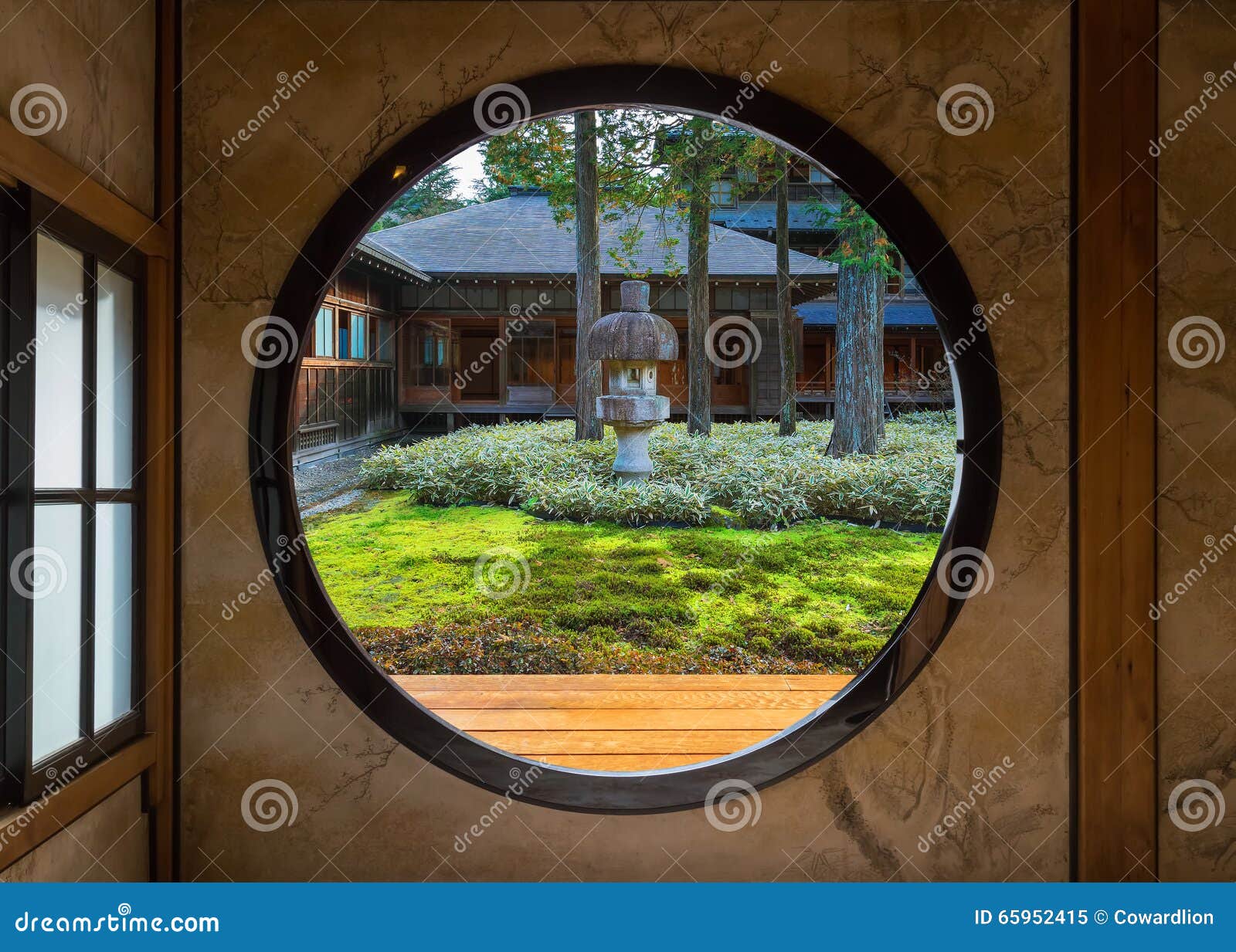 View of a Japanese Garden stock image. Image of japan - 65952415