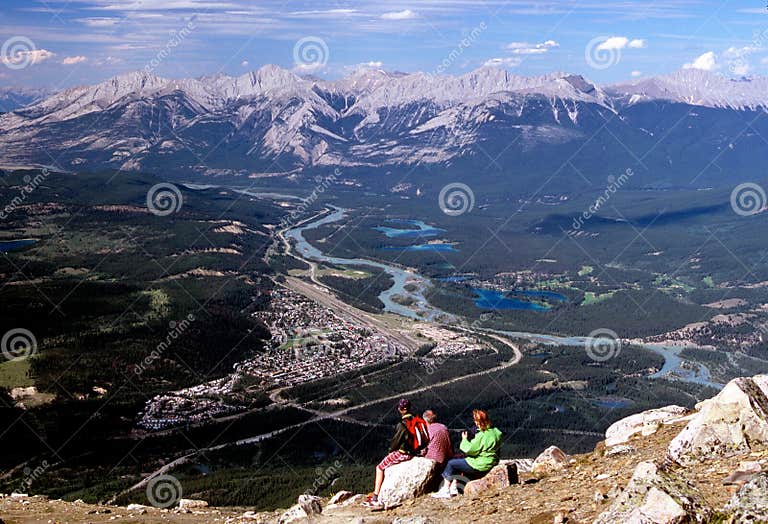 View of Jasper NP stock image. Image of glacial, river - 2918857