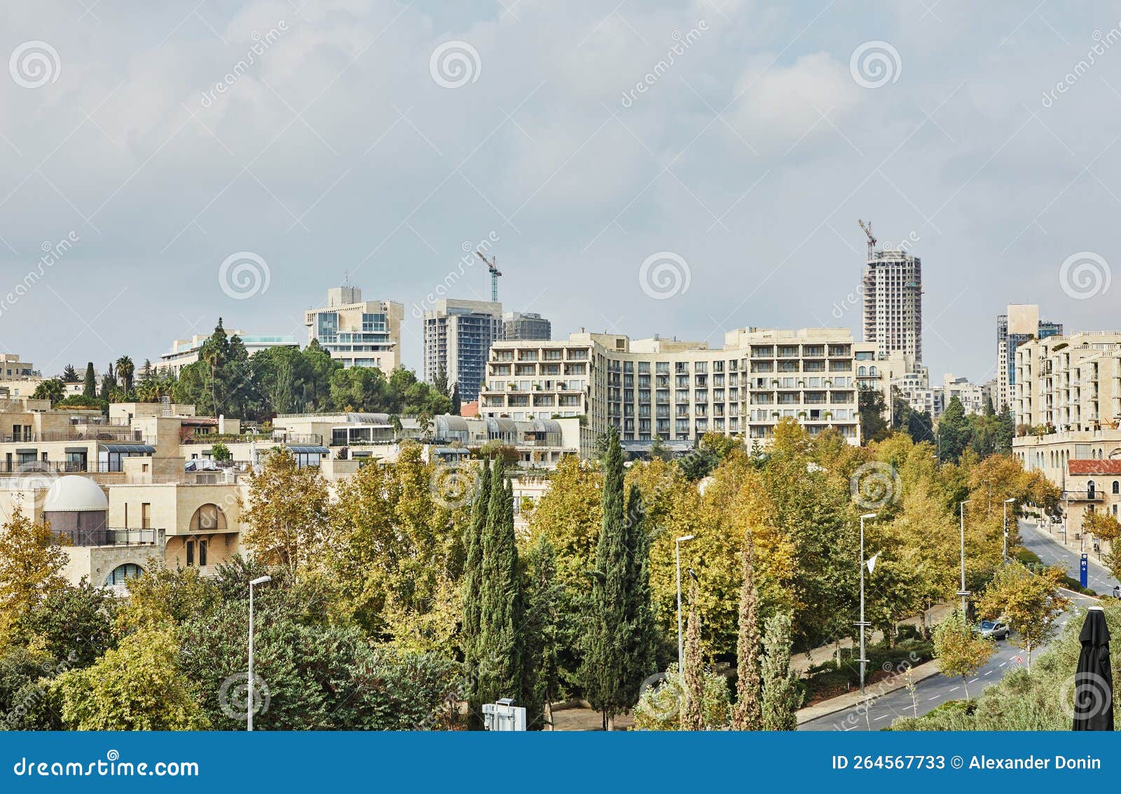 View of the Jerusalem District of Yemin Moshe Editorial Stock Photo ...