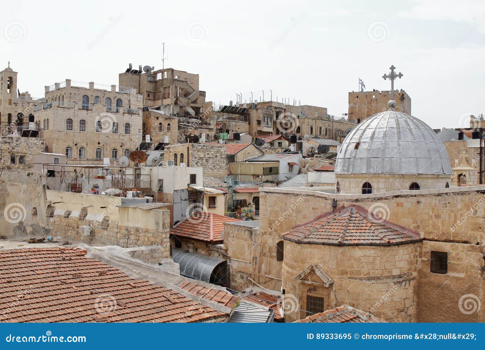 View on Jerusalem Houses - Israel Stock Image - Image of jerusalem ...