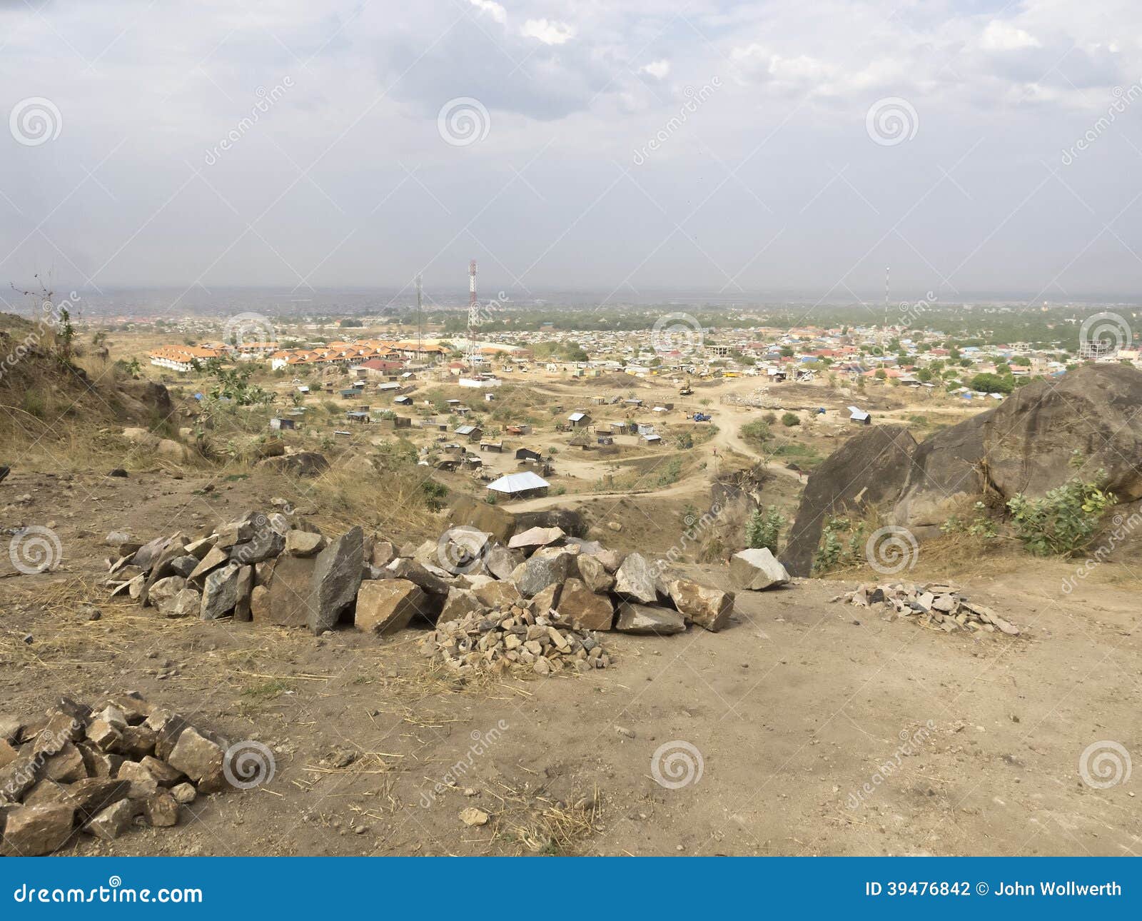View of Juba, South Sudan stock photo. Image of dirty - 39476842