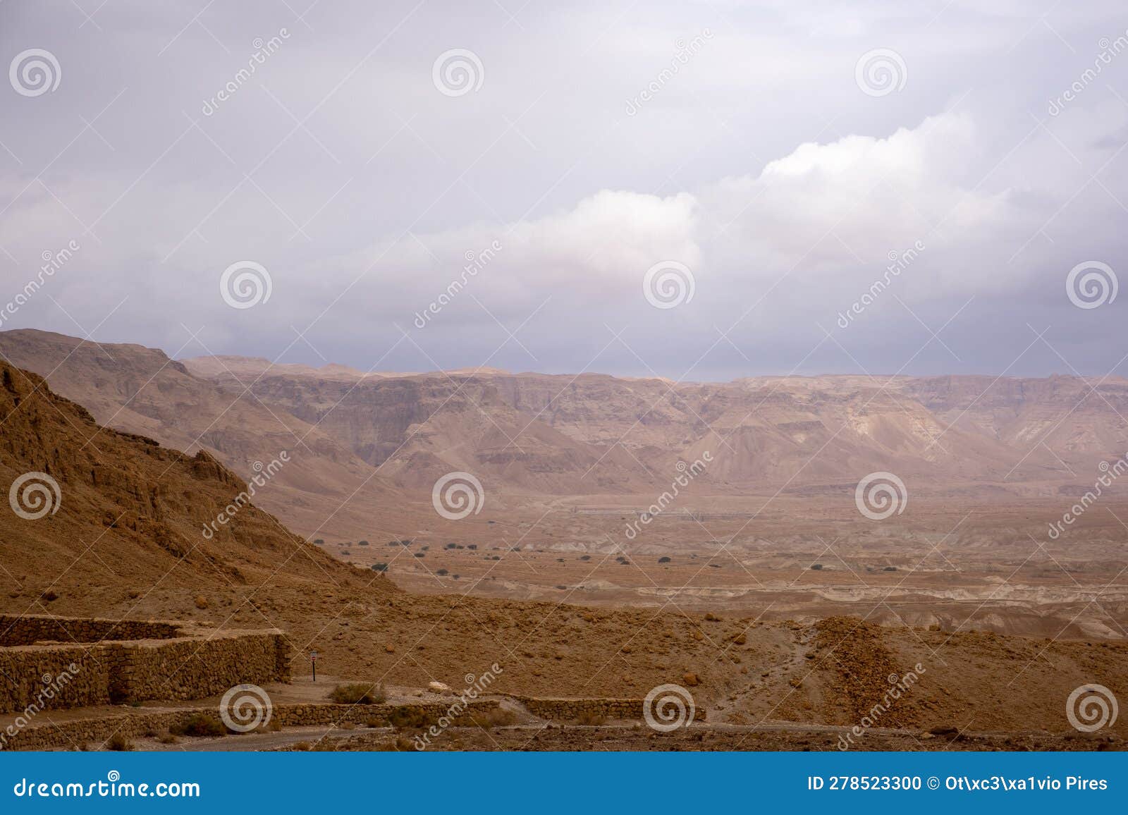 View of Judaean Desert, Southern District, Israel Stock Photo - Image ...