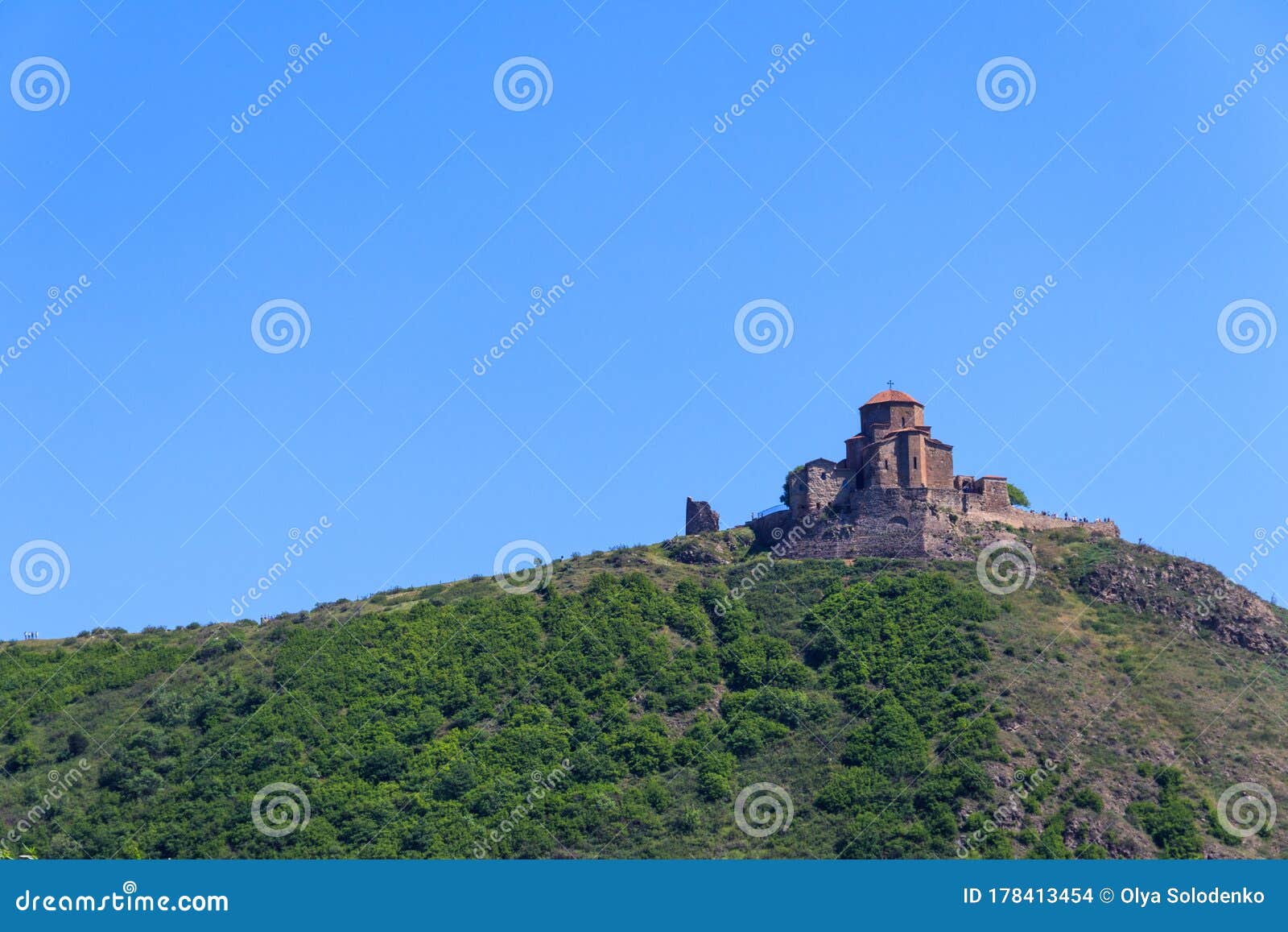 View on the Jvari Monastery, Orthodox Monastery of the 6th Century on ...